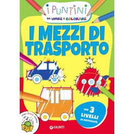 I mezzi di trasporto. I puntini da unire e colorare